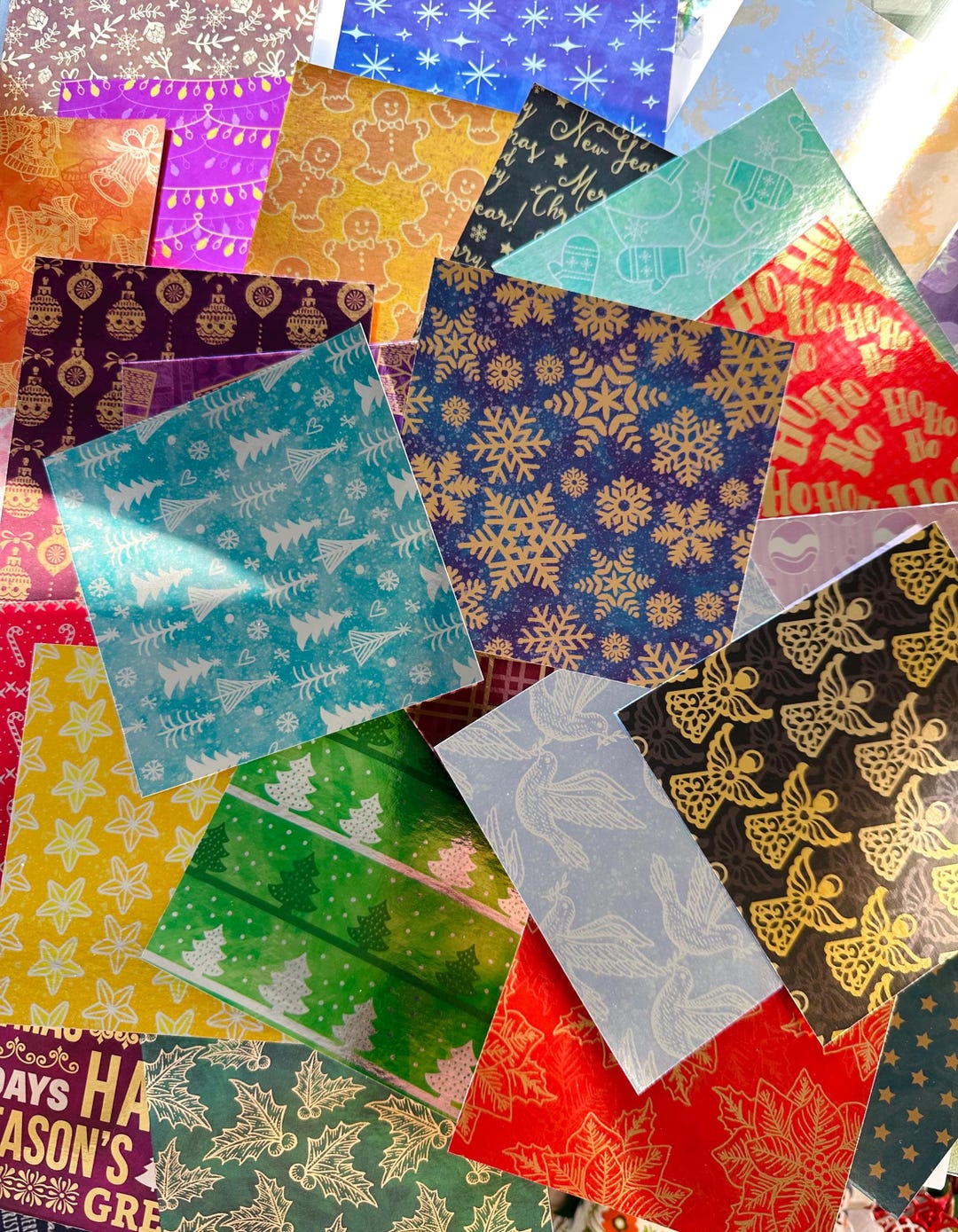 Christmas Patterned Cardstock Christmas Card Stock Christmas Papers ...