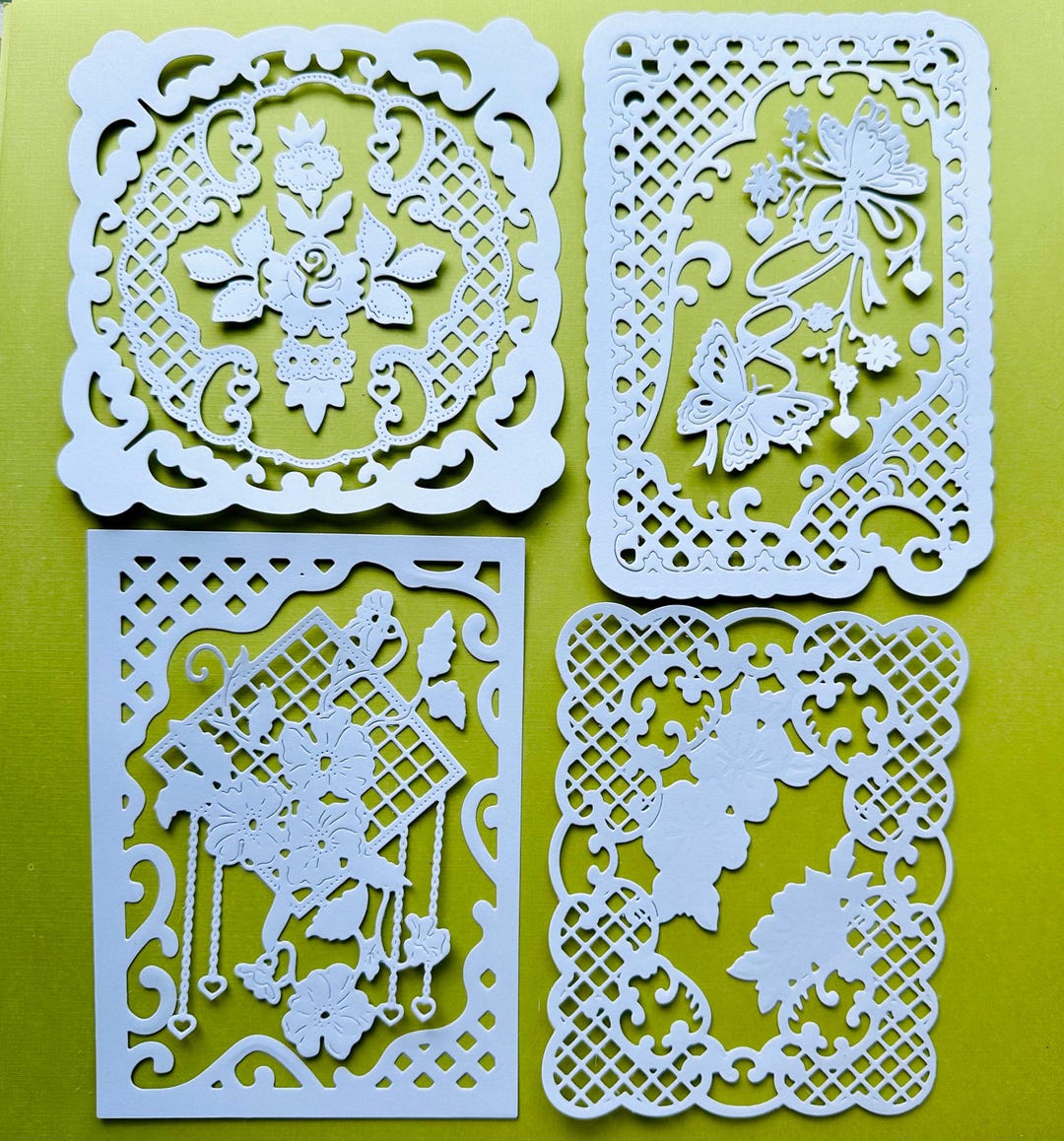 Die Cut Frames | Square Frames | Lacy Frames | Embossed Frames | Floral ...
