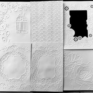 Embossed Papers | Flowers Embossed Papers | Swirls Embossed Papers ...