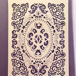 Die Cut Nesting Lacy Frames and Flourishes Set of 20 for Card Making ...