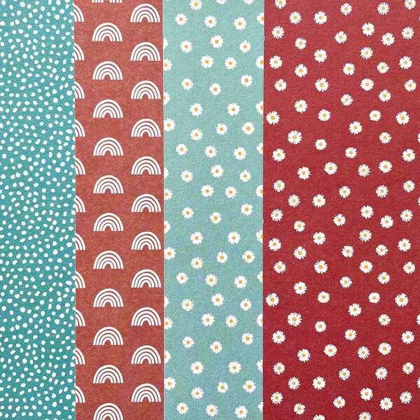 Patterned Cardstock - Etsy
