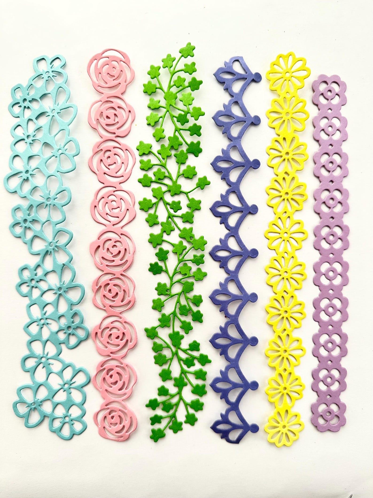 Die Cut Borders Lacy Borders Floral Borders Rose Borders Card Borders ...