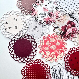 Die Cut Doilies | Watercolor Flowers Doilies | Floral Doilies | Lacy ...