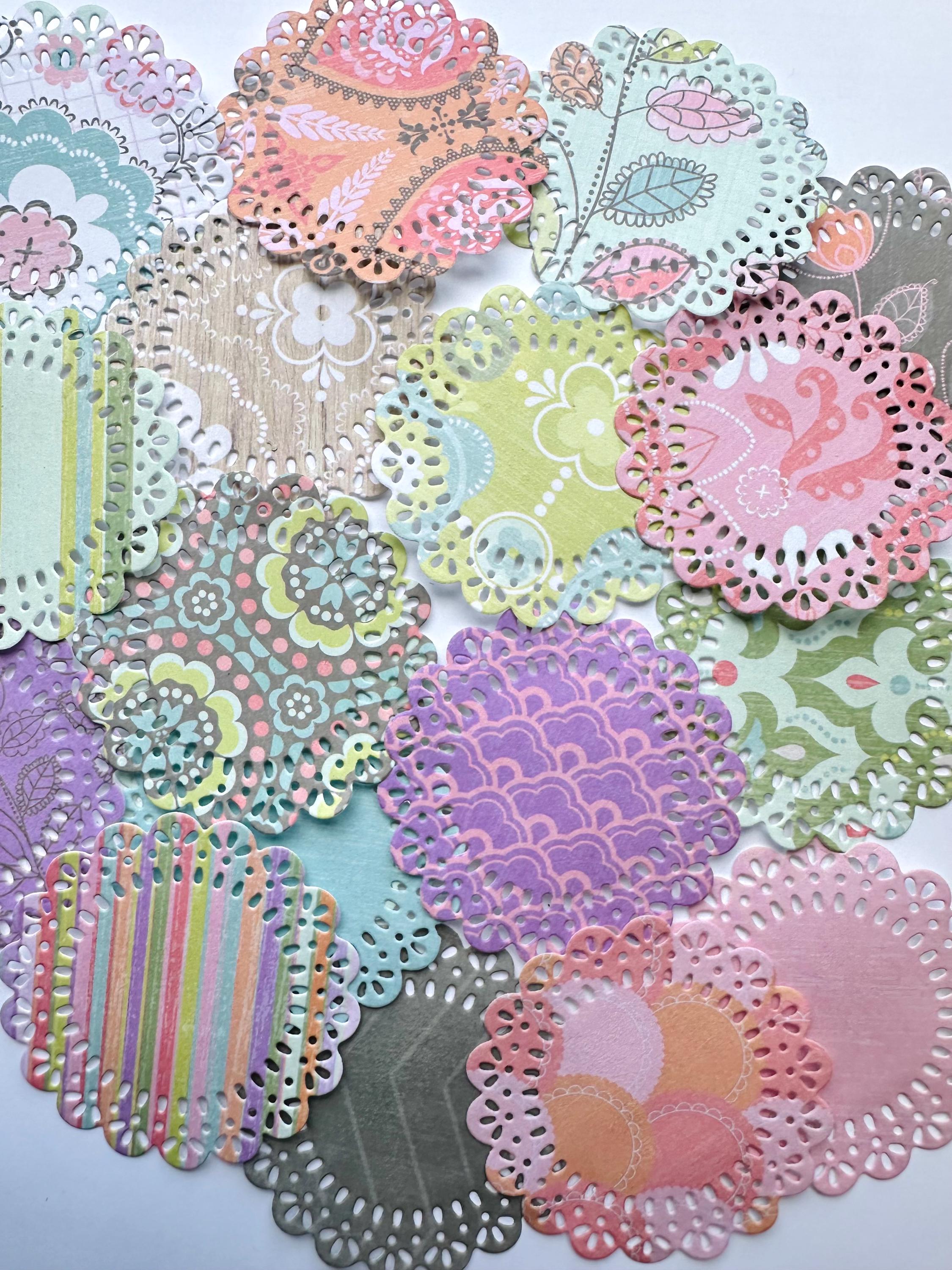 Floral Die Cut Paper Doilies: Scrapbooking & Card Making - Etsy