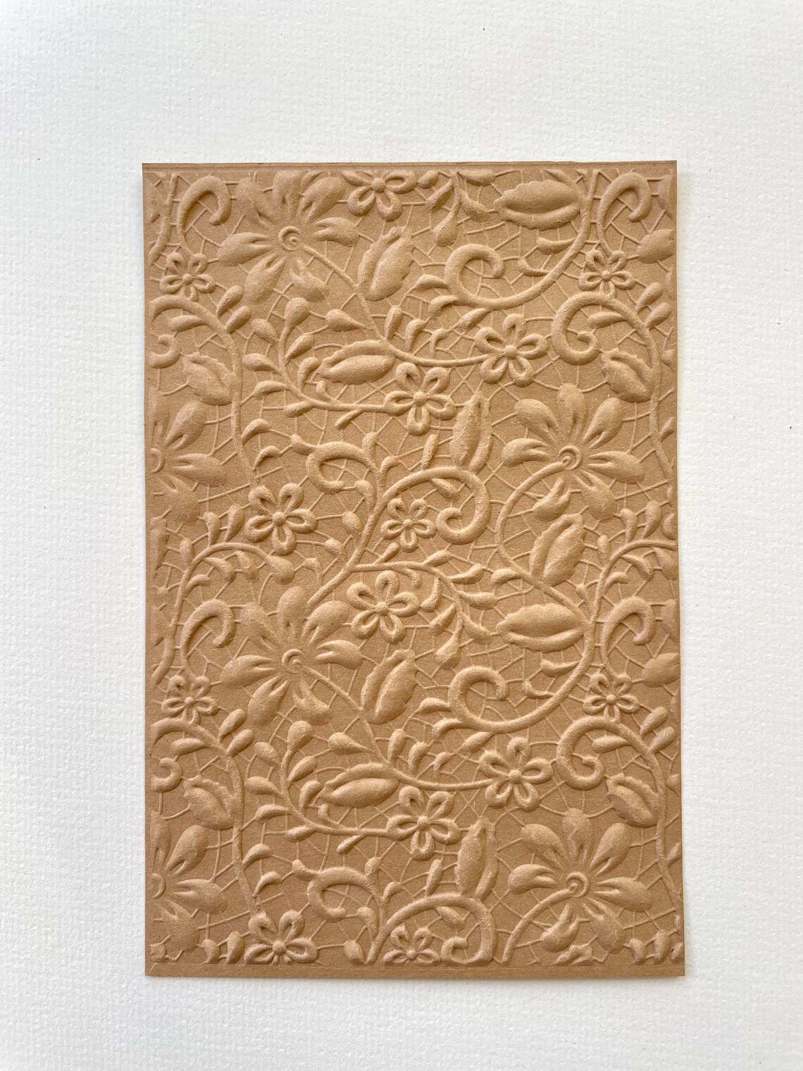 Embossed 3D Craft Paper Set of 5 All Different Patterns for - Etsy