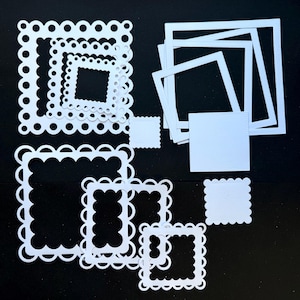 Die Cut Frames | Square Frames | Lacy Frames | Embossed Frames | Floral ...