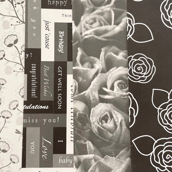 Black Cardstock - Etsy