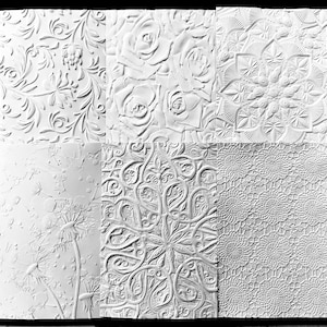 Embossed Papers | Flowers Embossed Papers | Swirls Embossed Papers ...