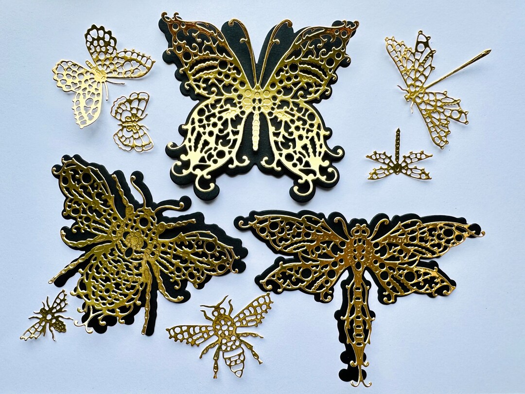 Die Cut Insects Magical Insects Die Cut Butterflies Die Cut Dragonflies ...