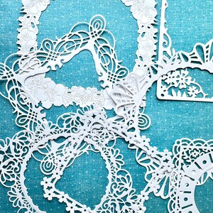 Die Cut Frames Square Frames Lacy Frames Embossed Frames Floral Frames ...