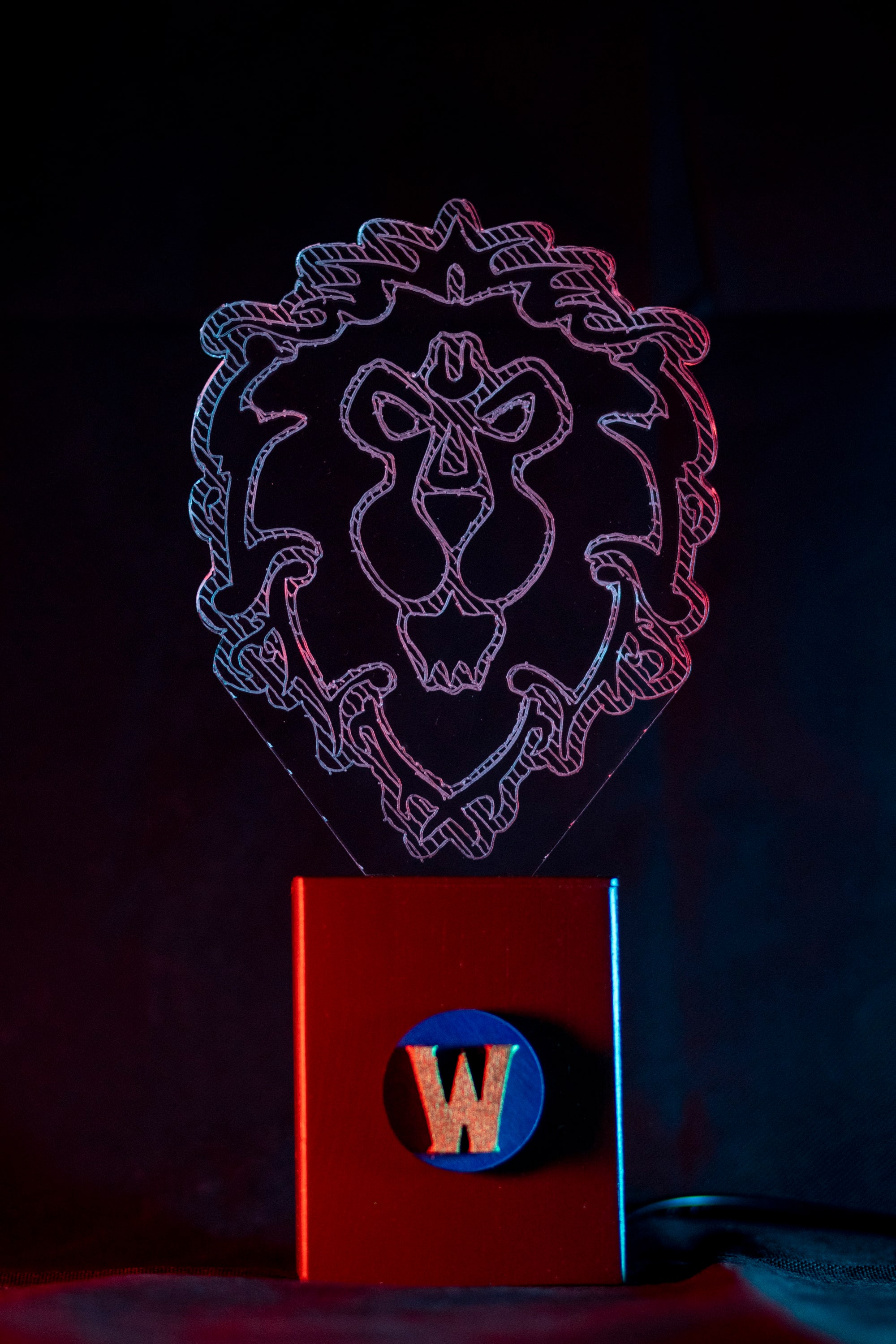 Lámpara LED Wow World Of Warcraft - Horda, Alliance RGB color - Etsy España