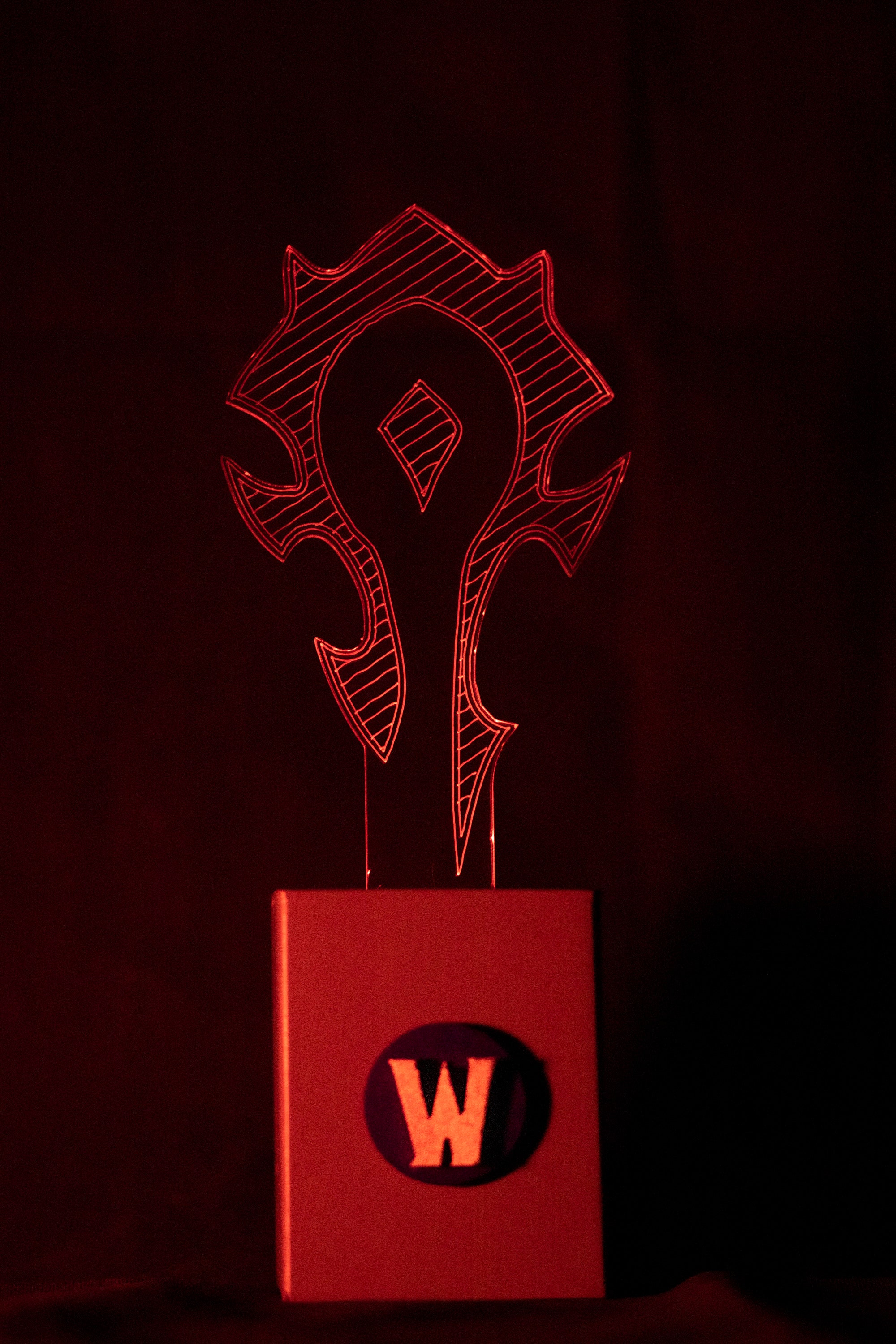 Lámpara LED Wow World Of Warcraft - Horda, Alliance RGB color - Etsy España