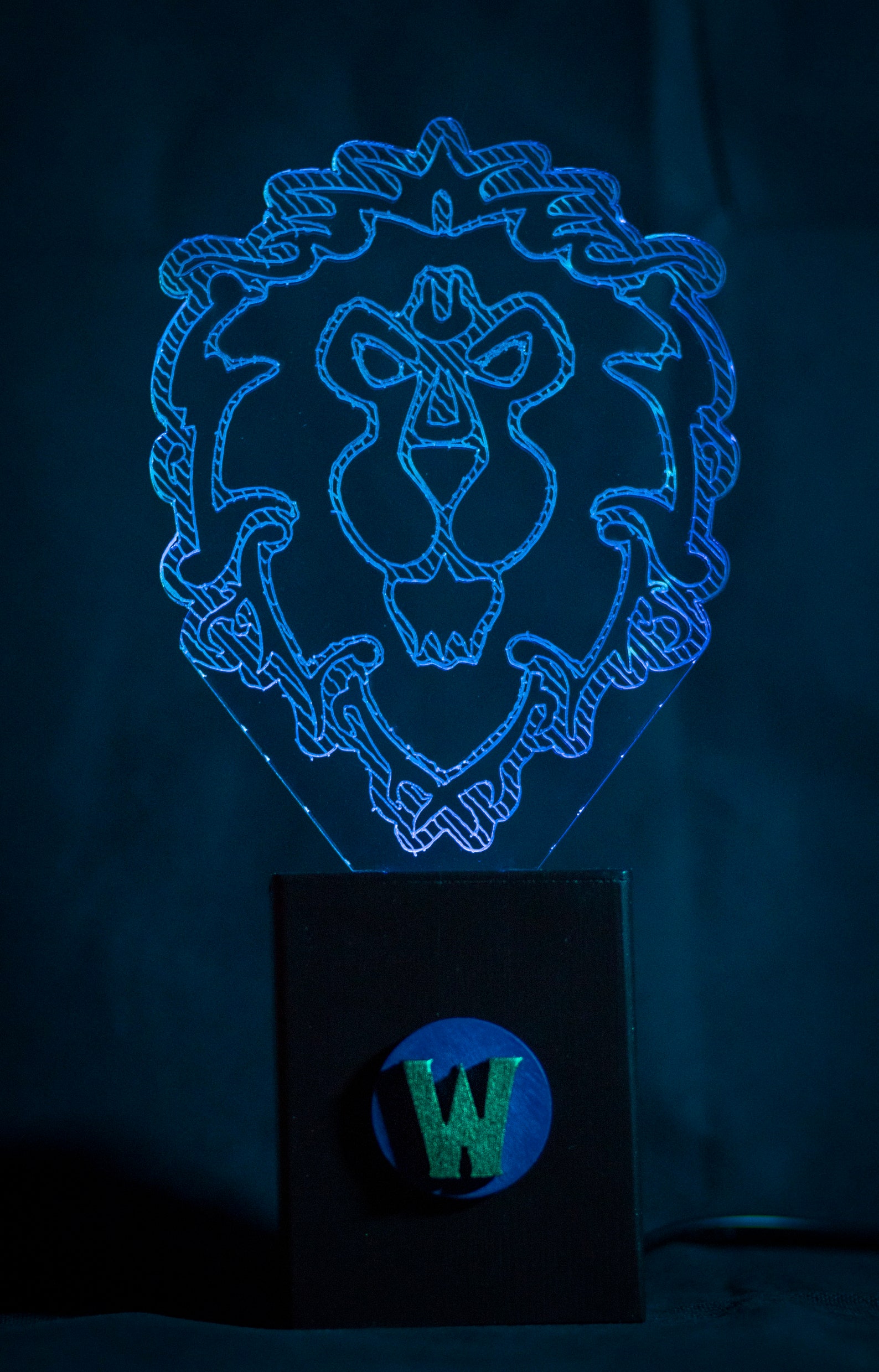 Lámpara LED Wow World Of Warcraft - Horda, Alliance RGB color - Etsy España