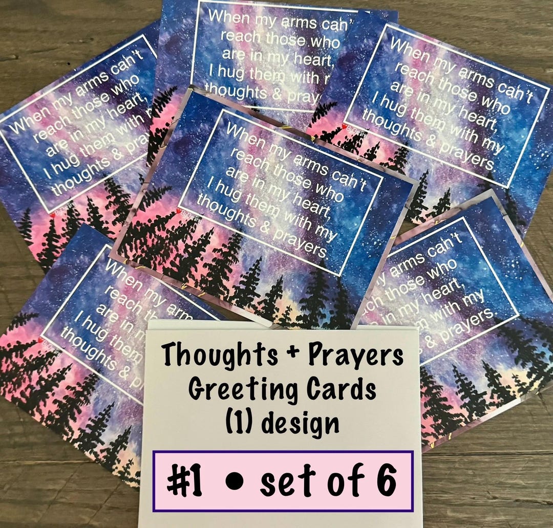 Thinking of You Greeting Card Sets With SCENERY Designs / Encouragement ...