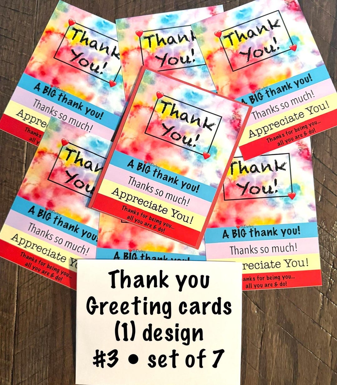 THANK YOU Greeting Cards With Abstract Designs / Assorted Thank You so ...