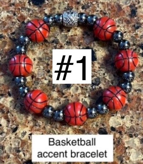 Basketball Themed Jewelry. Basketball Team Gifts. Basketball. Bracelets ...
