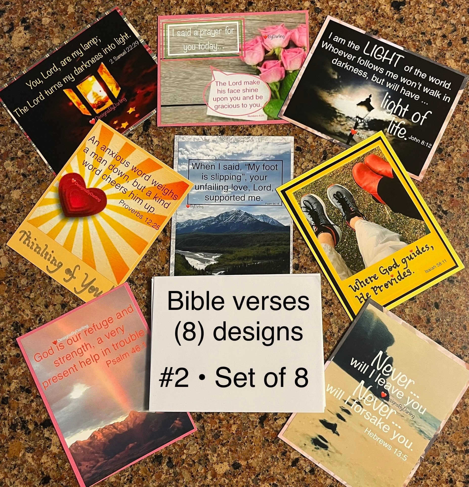 Christian Bible Verse Greeting Cards. God is Love. Hope - Etsy