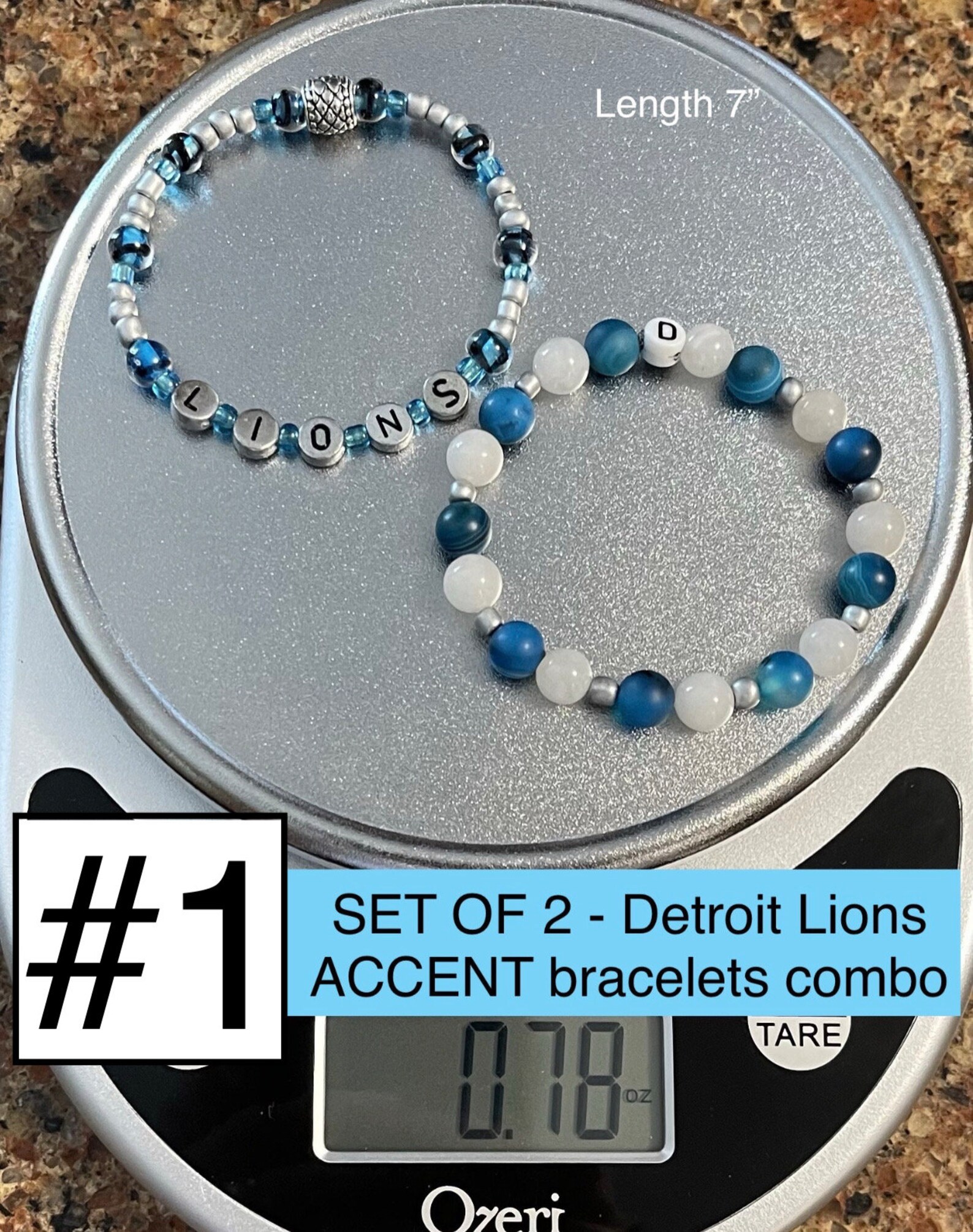Detroit Jewelry. NFL Custom Orders. Lions Football Charm Bracelets ...