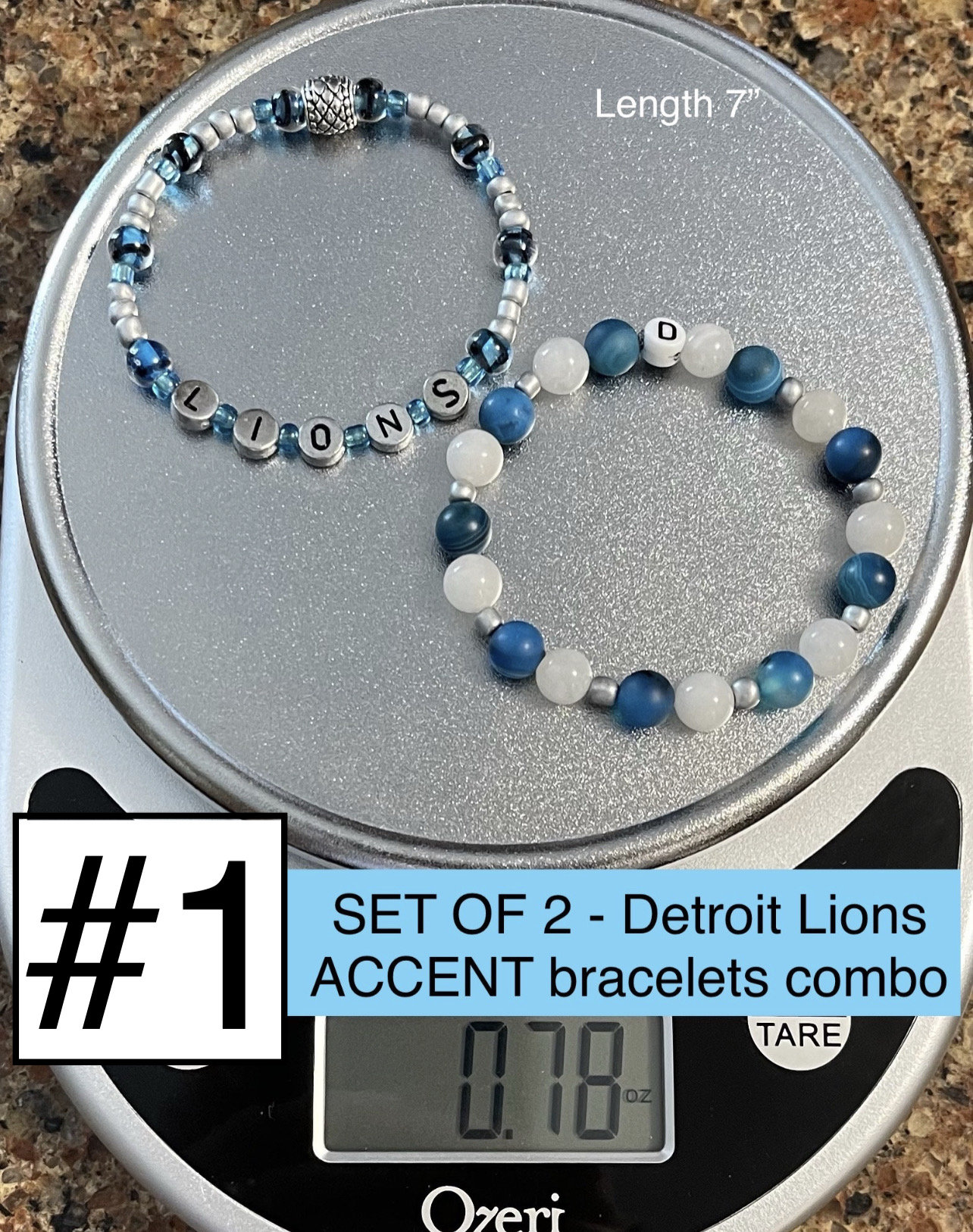 Detroit Jewelry. NFL Custom Orders. Lions Football Charm Bracelets ...