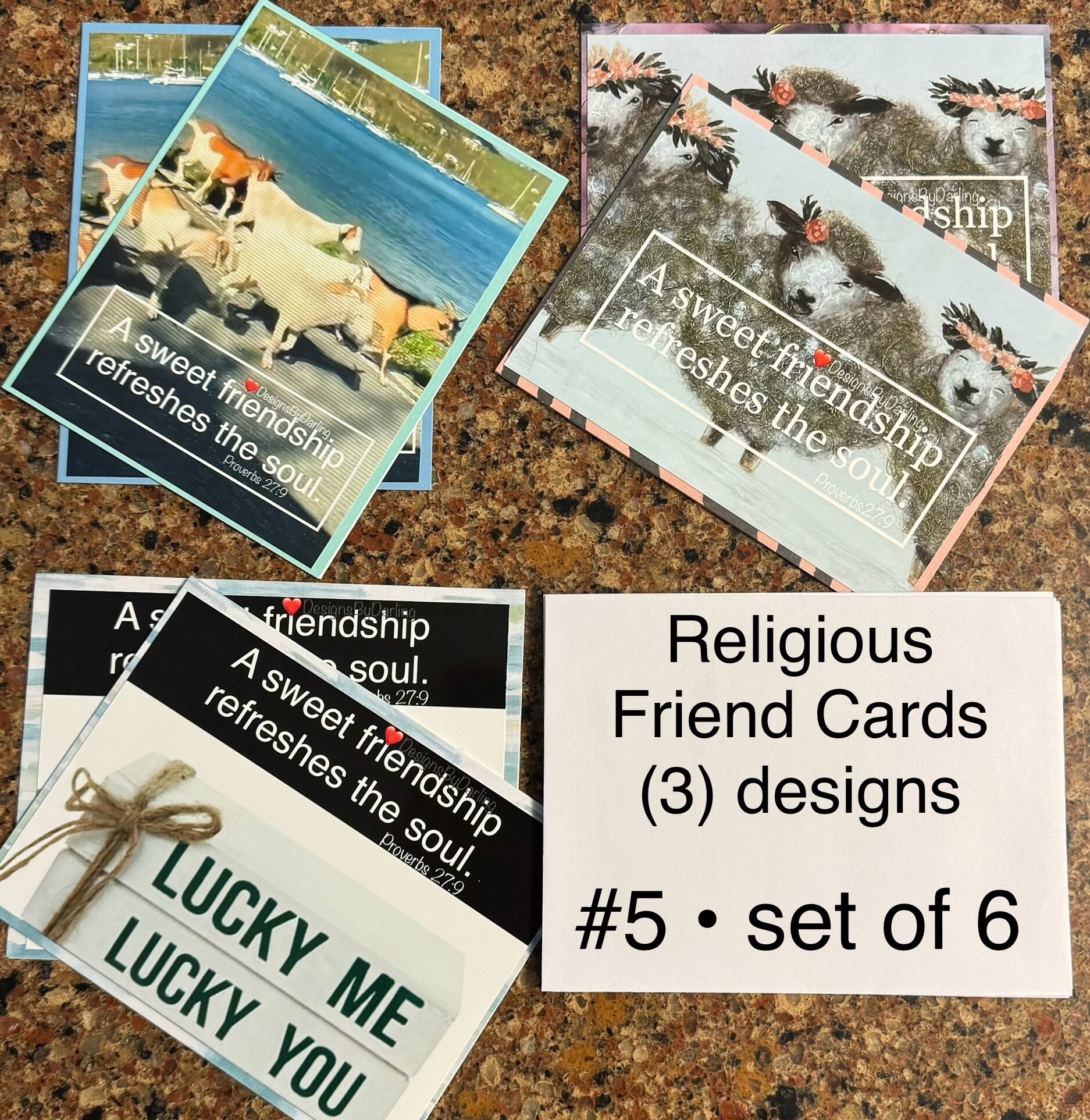 FRIEND PROVERBS 27:9 Bible Verse Greeting Cards. Friendship Cards ...