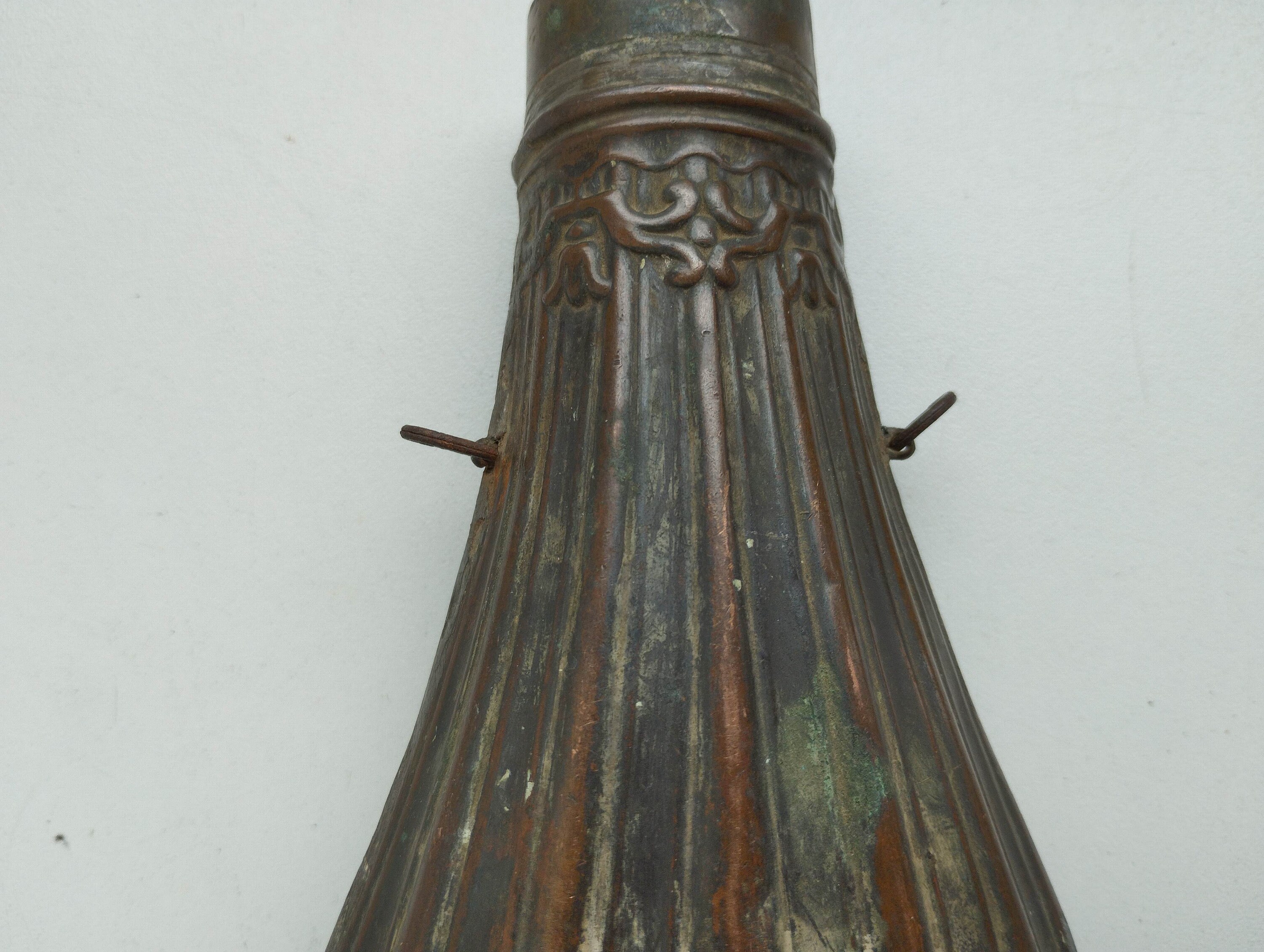 Antique Relic Swedish Copper Gun Powder Flask - Etsy