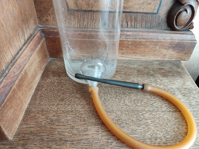 Antique Enema Glass Hand Blown Enema With Bakelite Nozzle - Etsy