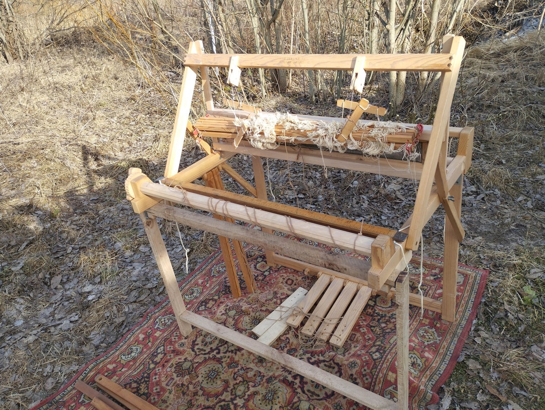 Vintage Swedish Folding Floor Weaving Loom 90cm 35.4 Inga Askling AB ...