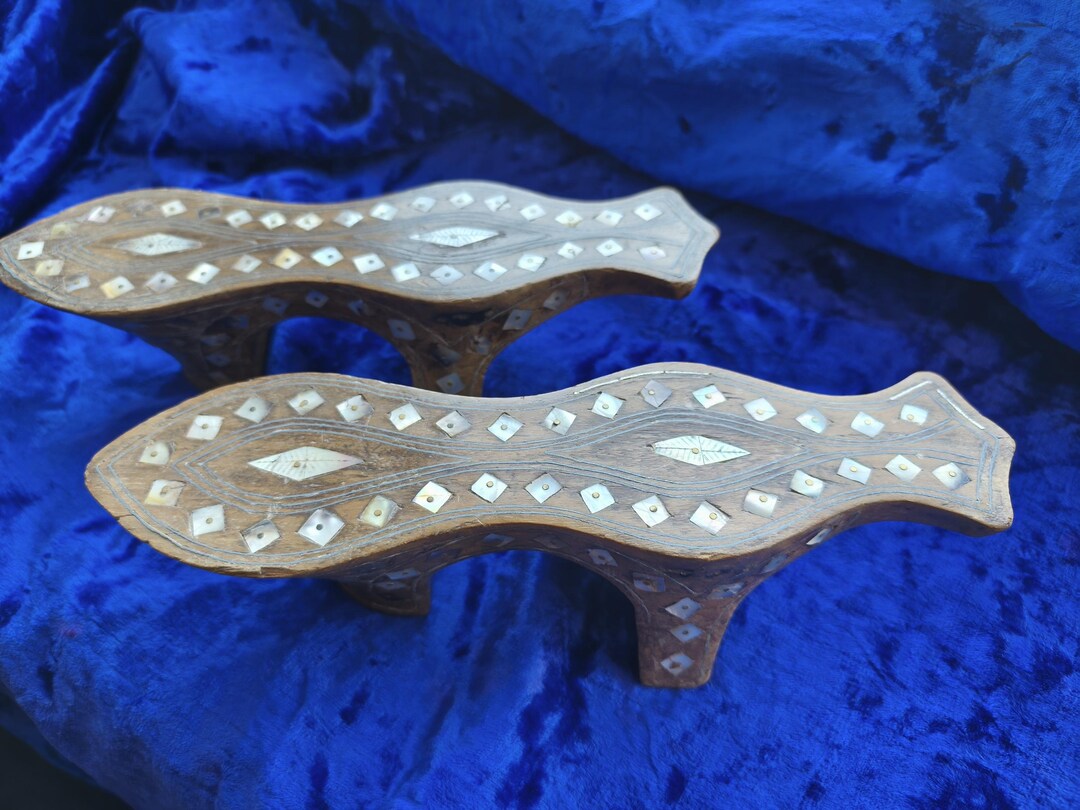 Antique Japanese Geta Sandals – Mother of Pearl Inlay – Kyoto Kanzai ...