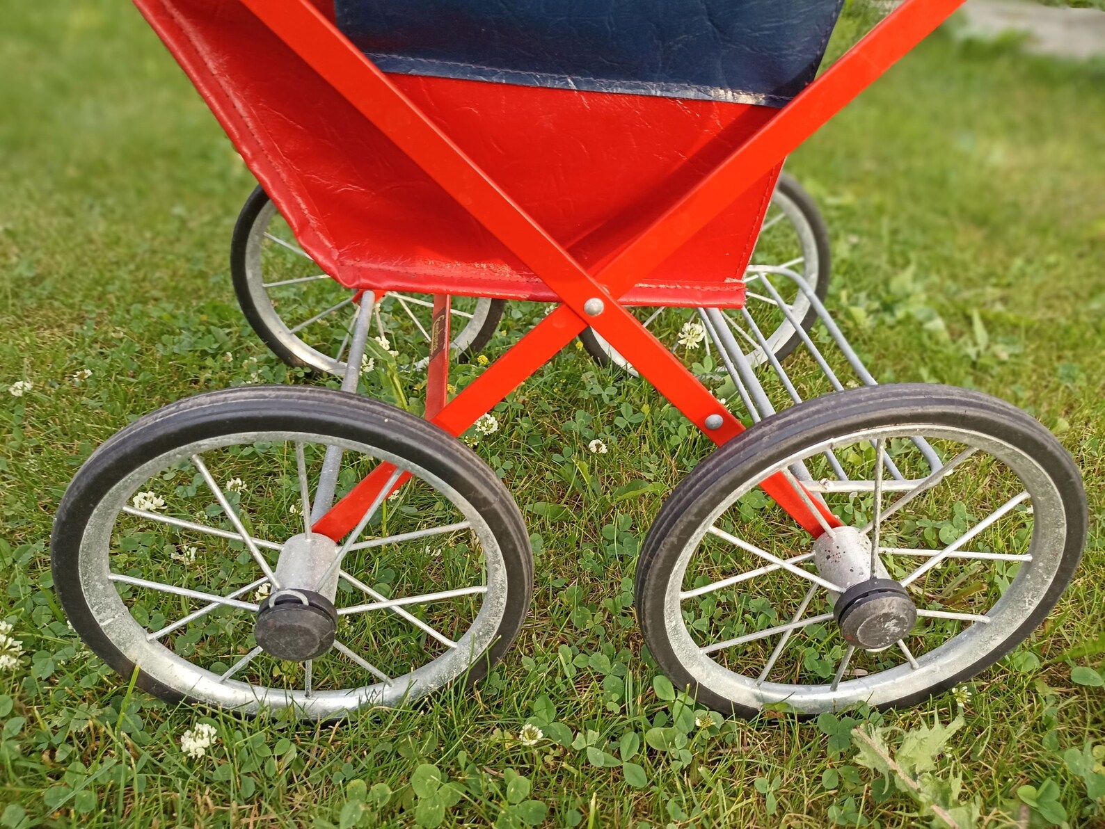 Swedish Midcentury Vintage Toy Metal Doll Carriage Stroller Buggies ...