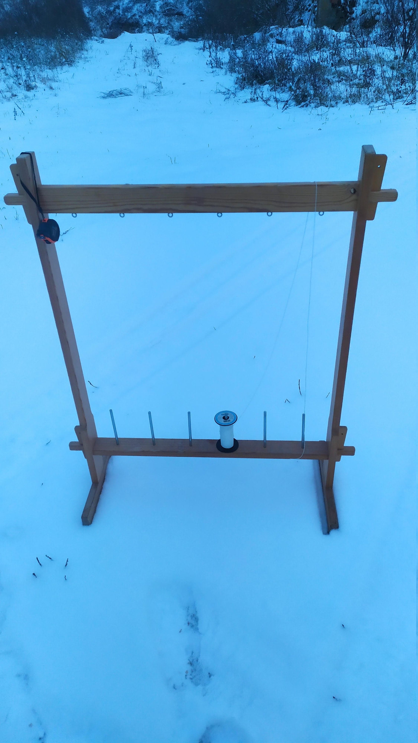 Vintage Wooden Sweden 6 Spool Rack Glimakra - Etsy