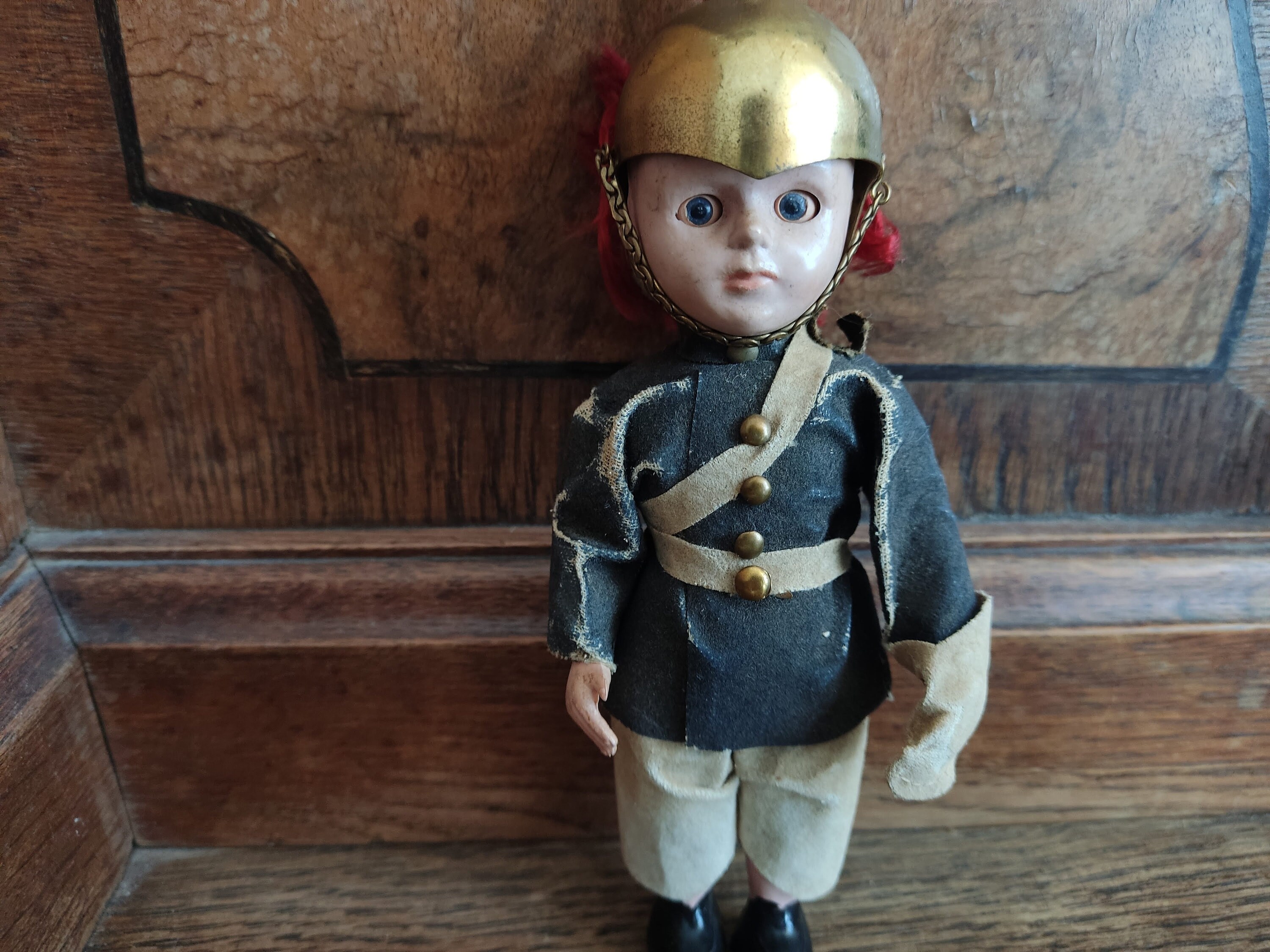 English British Soldier Queens Guard Doll Hard Plastic/ Cellulide ...