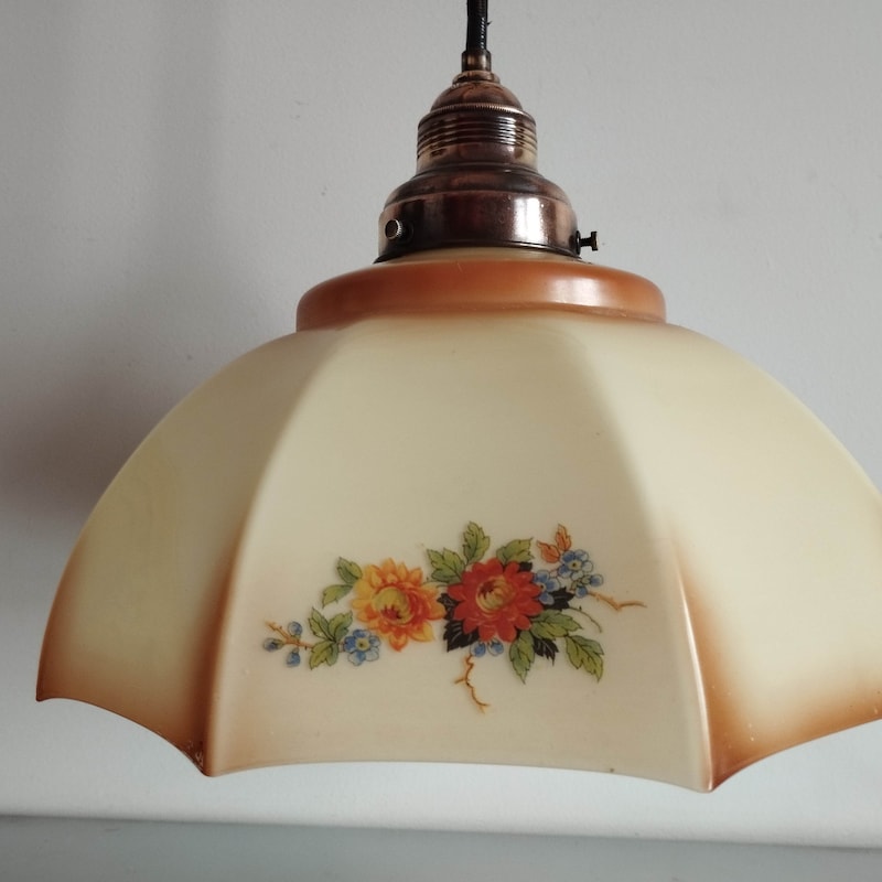 Vintage Ceiling Light - Etsy
