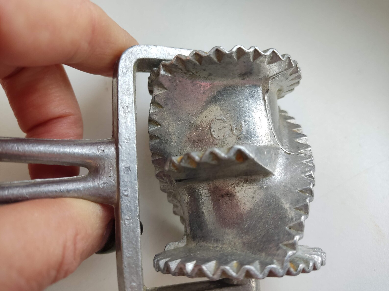Vintage HOYANG Metal Pasta Pastry Fattigmand Roller Cutter NORWAY ...