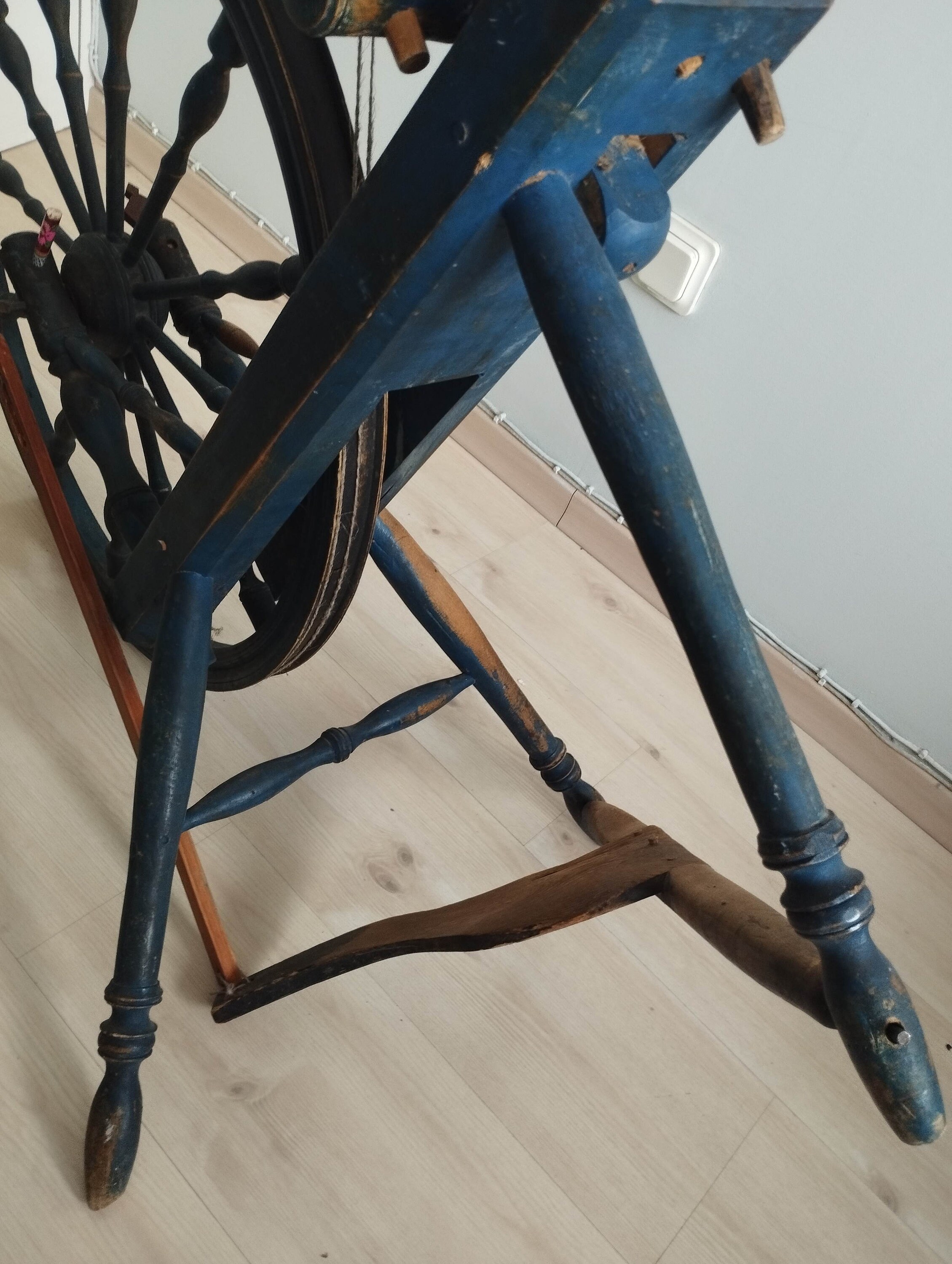 Rare Vintage Swedish Wheel Wooden Spinning WHEEL With Wheel 25.5 - Etsy ...