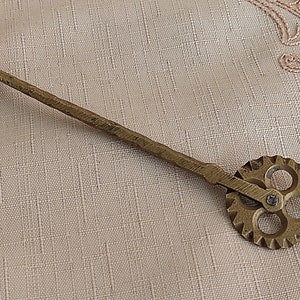 Antique Dough Pastry Pie Crimper Cutter Primitive Kitchen Tool Roller ...