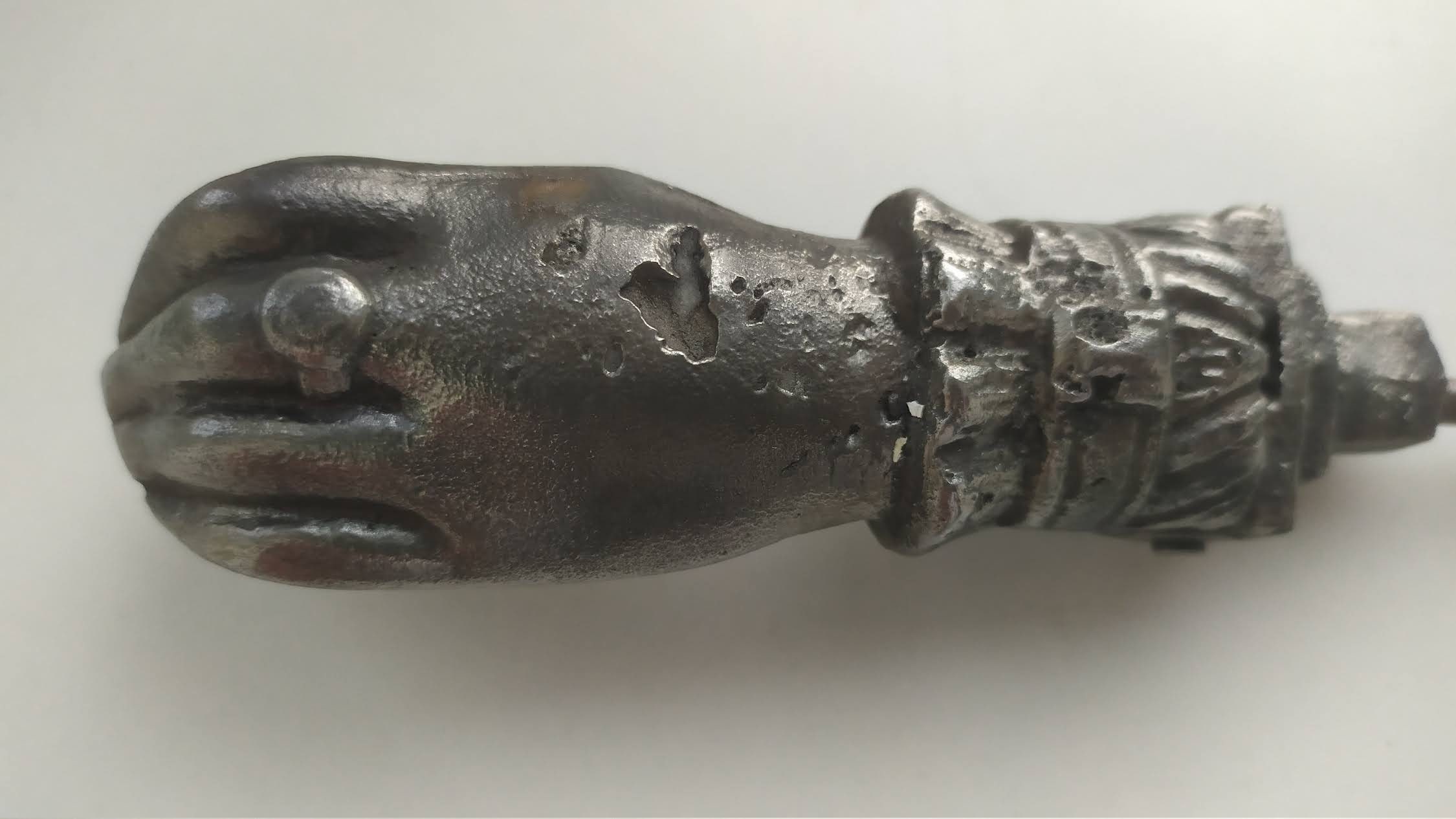 Antique Cast Iron Door Hammer Knocker Arm Marked. - Etsy