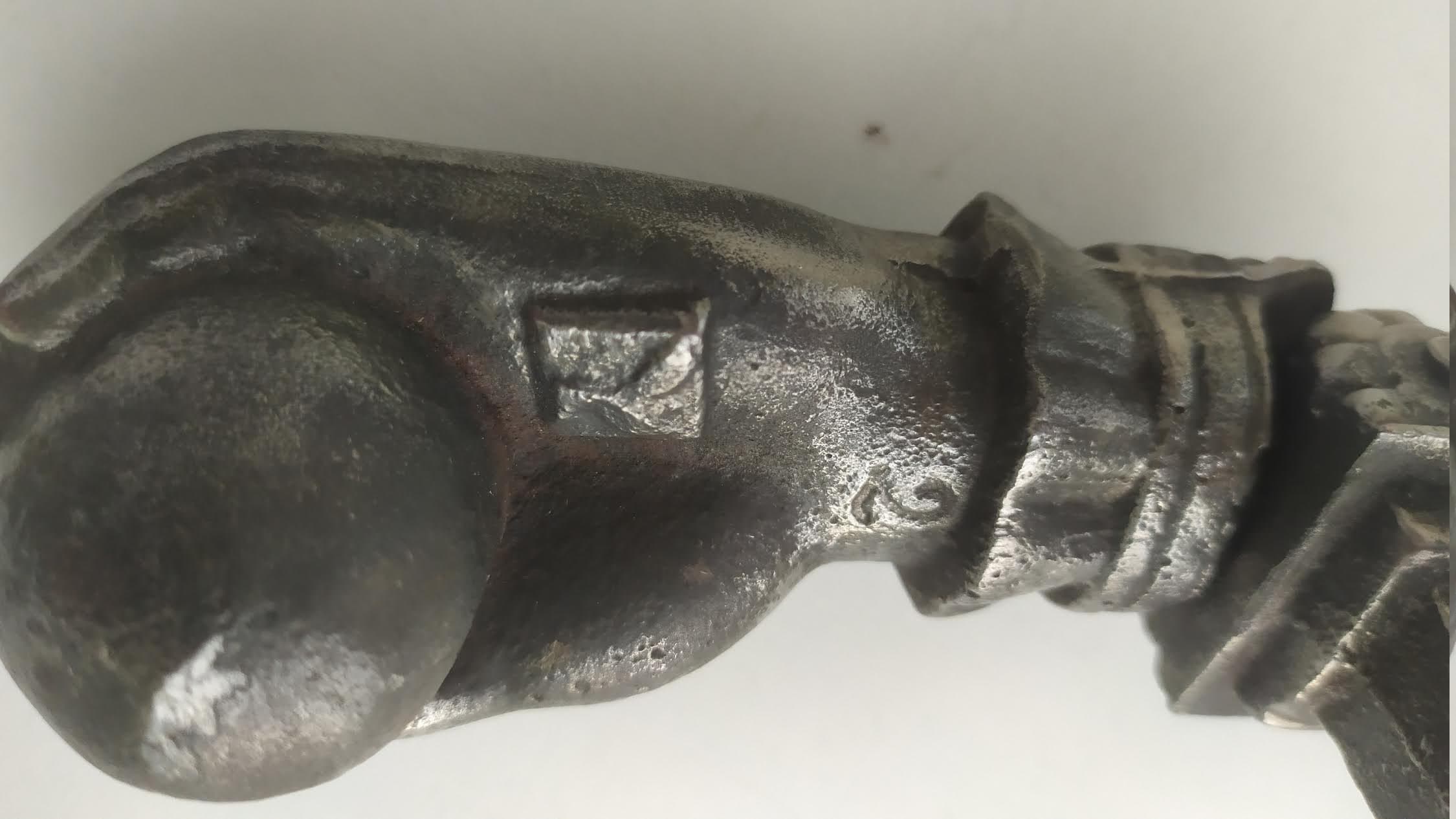 Antique Cast Iron Door Hammer Knocker Arm Marked. - Etsy