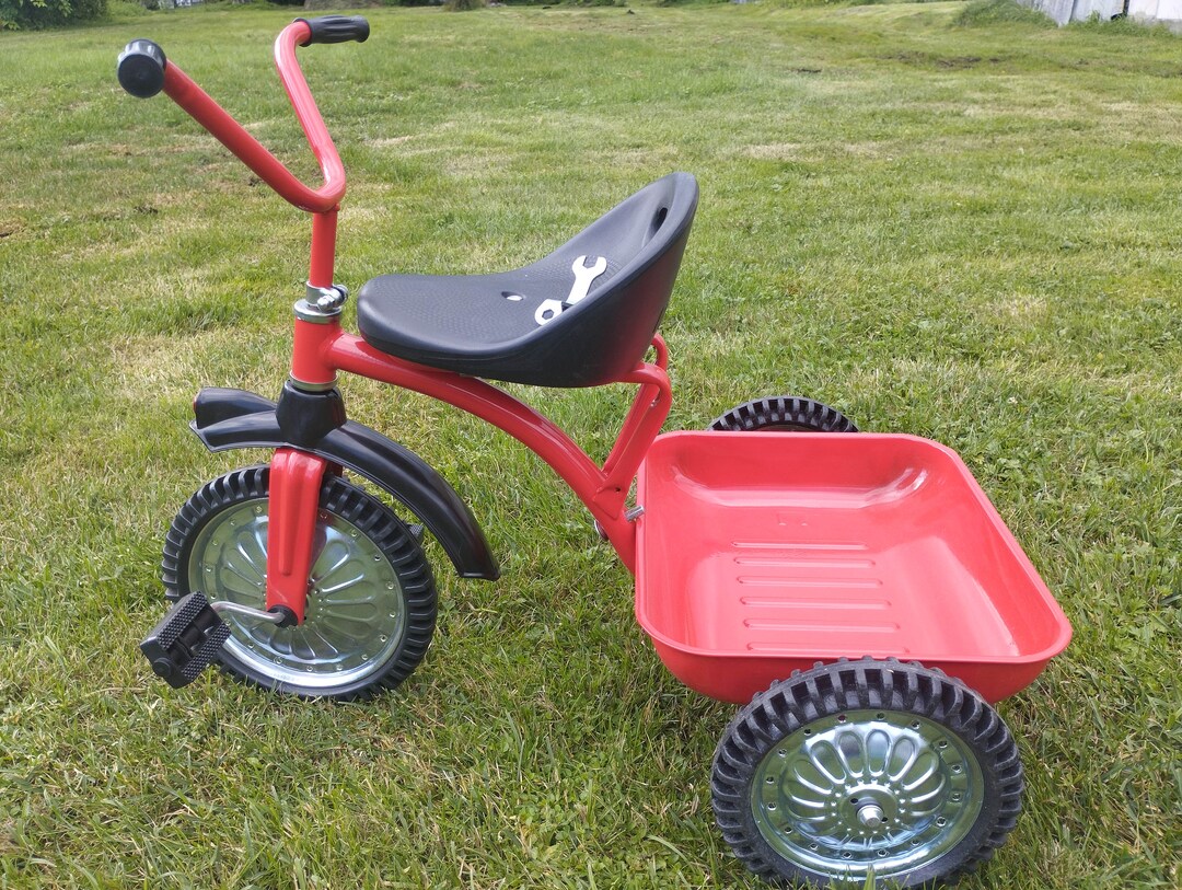 Vintage German Children Tricycle Bicycle BIG - Etsy
