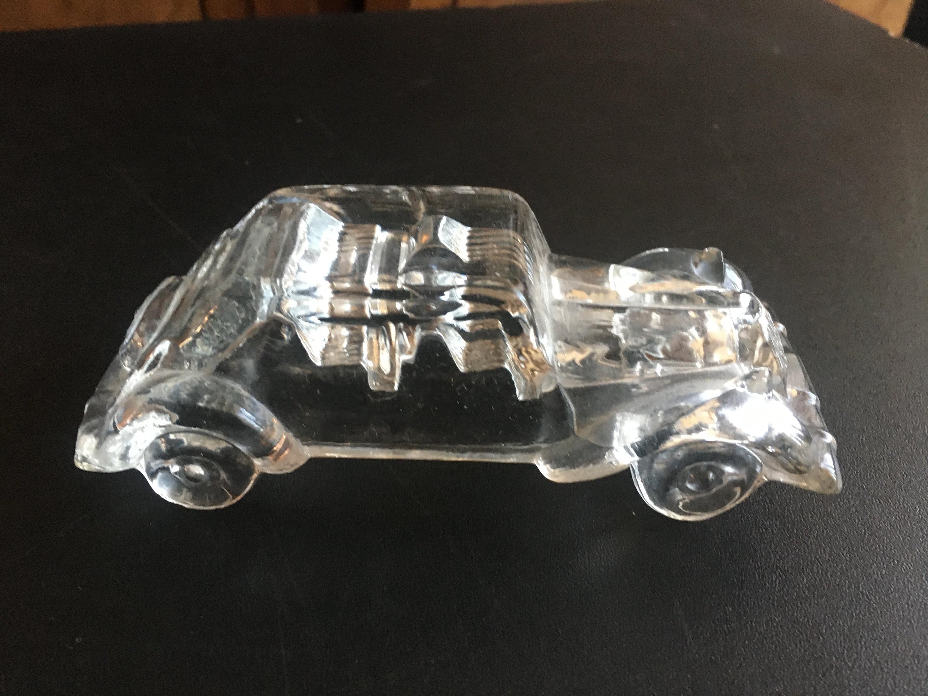 Vintage Collectible Glass Paperweight Car Mercedes Benz 1950s - Etsy