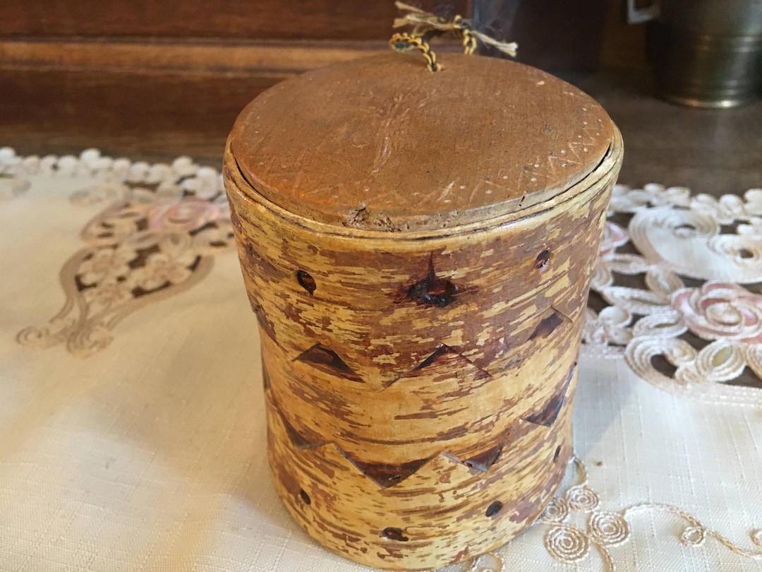 Antique Svepask Box Bent Birch Bark Snuff Box, Swedish Folk Art - Etsy