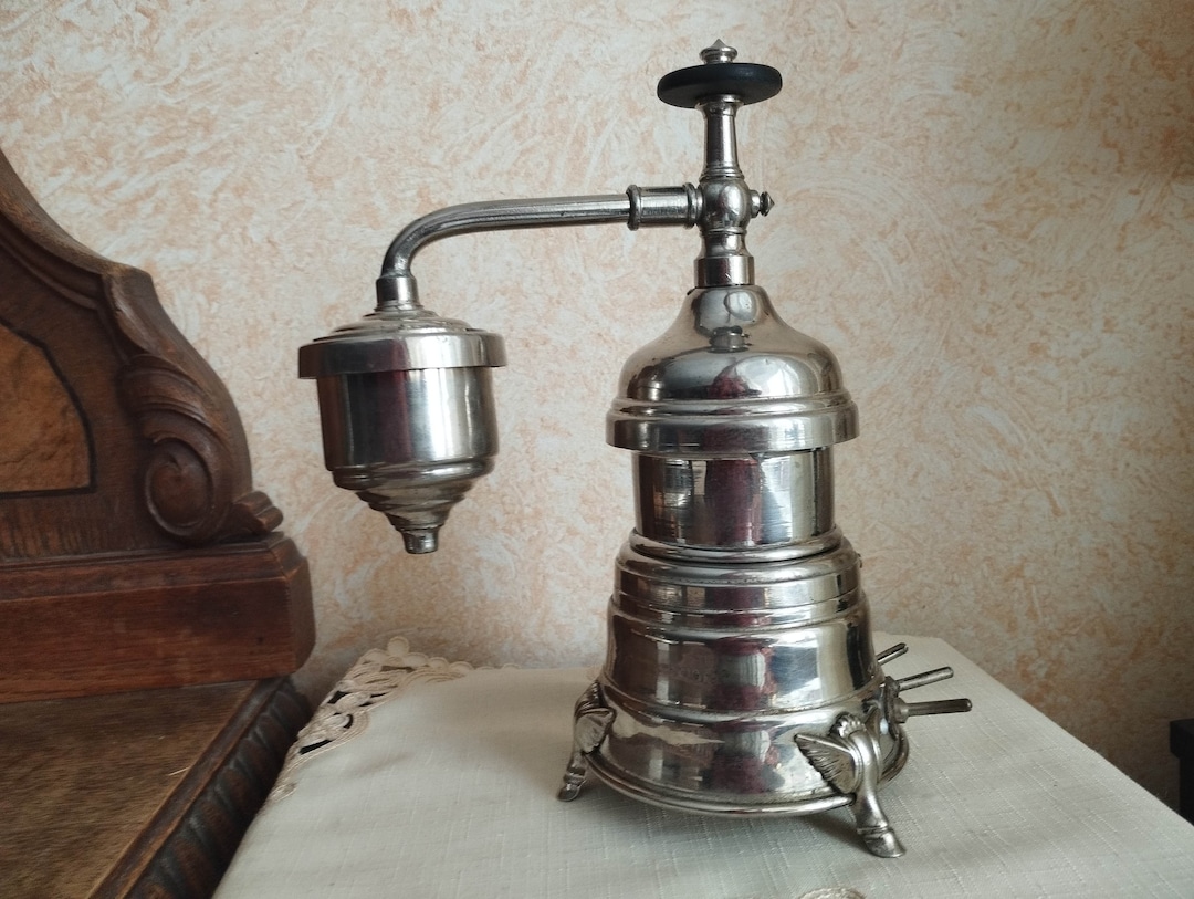 Vintage Brass Coffee Espresso Electric Maker Machine Velox Italia - Etsy
