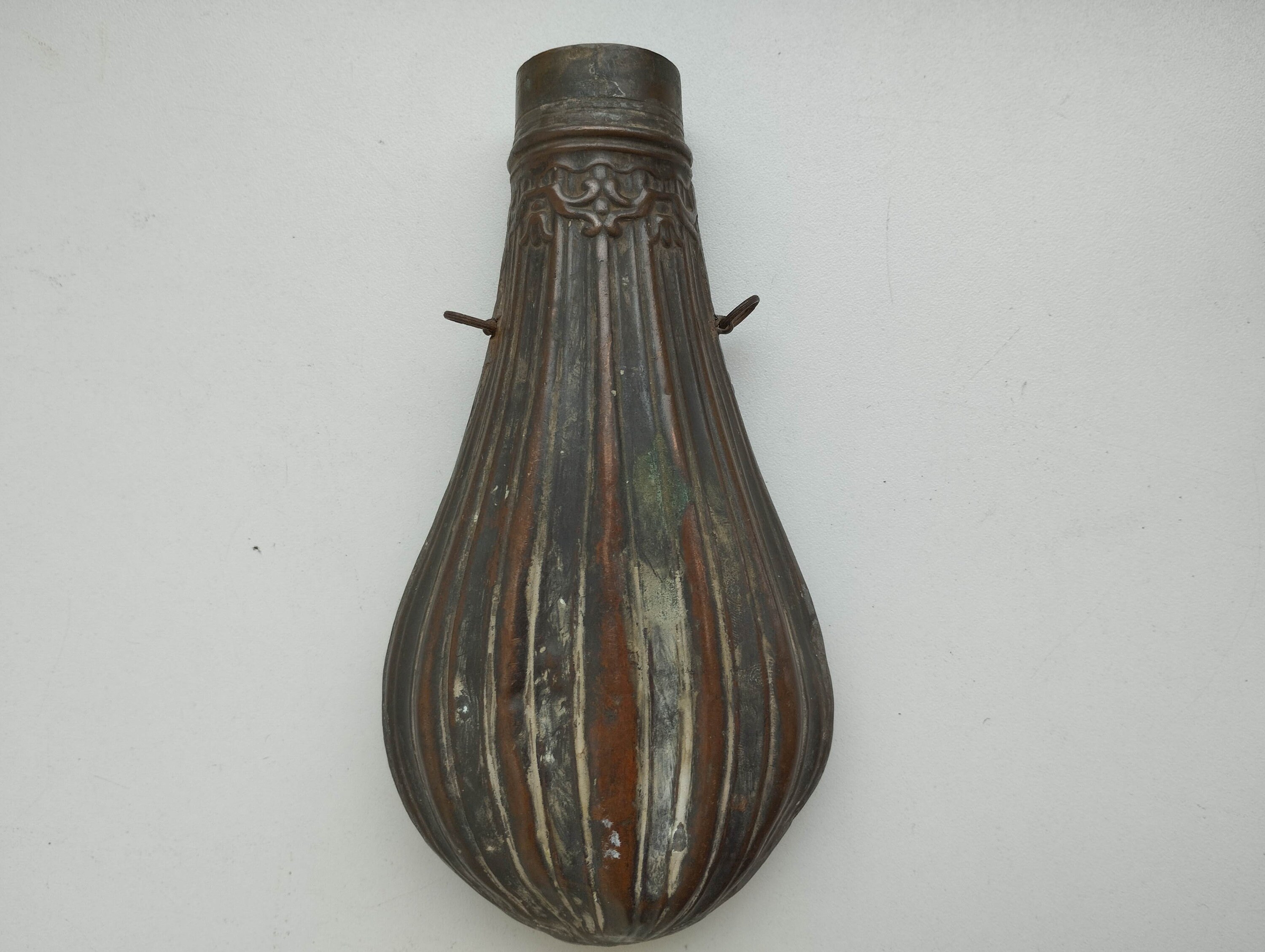 Antique Relic Swedish Copper Gun Powder Flask - Etsy