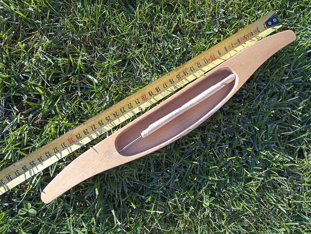 Antique Swedish Vintage Loom Boat Shuttle 14" GAD - Etsy