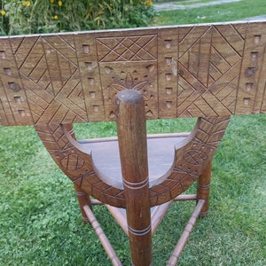 Neo-gothic 3-legged Oak Chair Vintage Antique Monks Stool German From ...