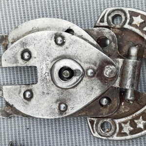 Antique Xixc. Swedish HAND Forged WROUGHT Farm Door Locks Wall ...