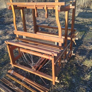 Vintage Swedish Standard Counterbalance Pulley Weaving Loom 120cm(47 ...