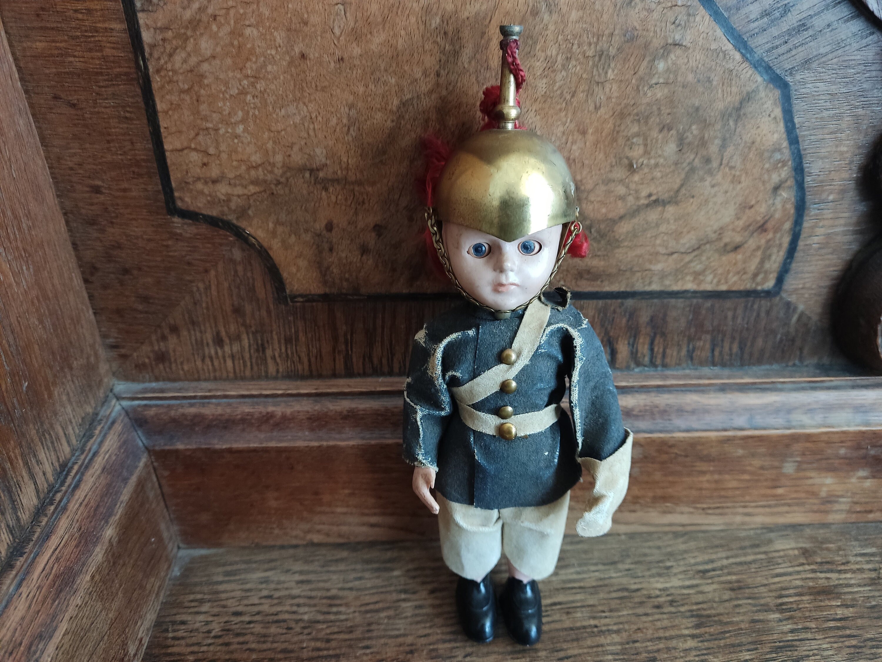 English British Soldier Queens Guard Doll Hard Plastic/ Cellulide ...