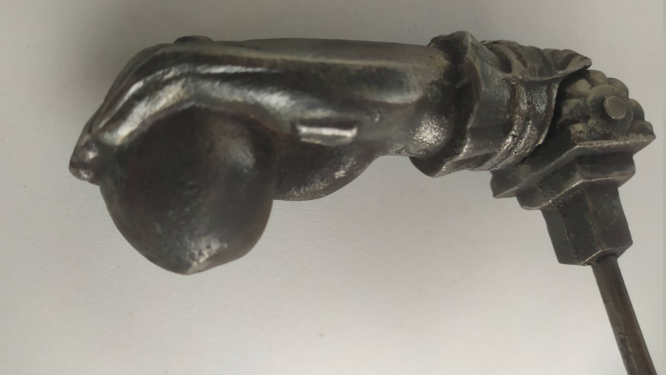Antique Cast Iron Door Hammer Knocker Arm Marked. - Etsy