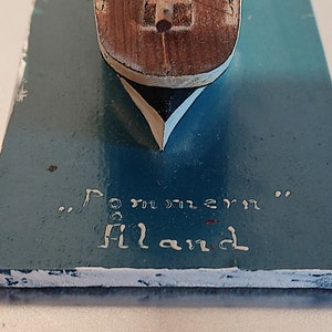 Handcrafted Model of the Famous Grain Ship 'pommern' 1903 Merchant ...