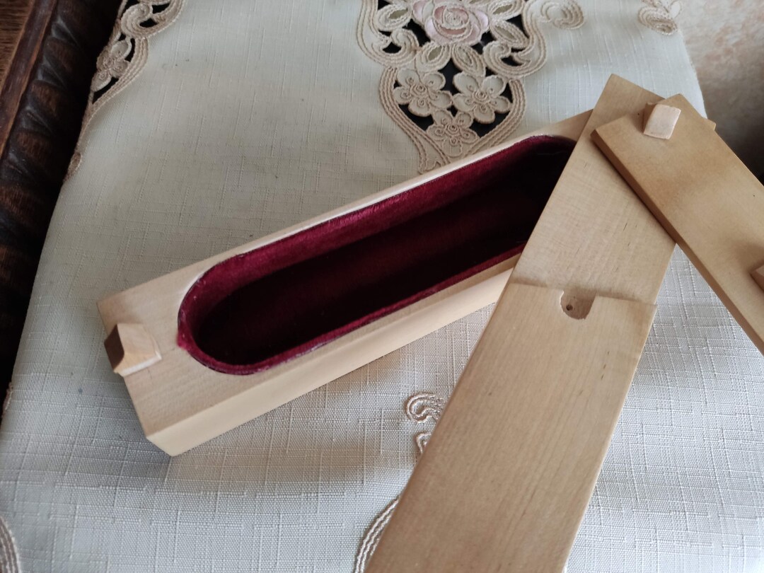 Vintage Wooden Puzzle Box PUZZLE Lock Box Wooden Handmade Box With ...